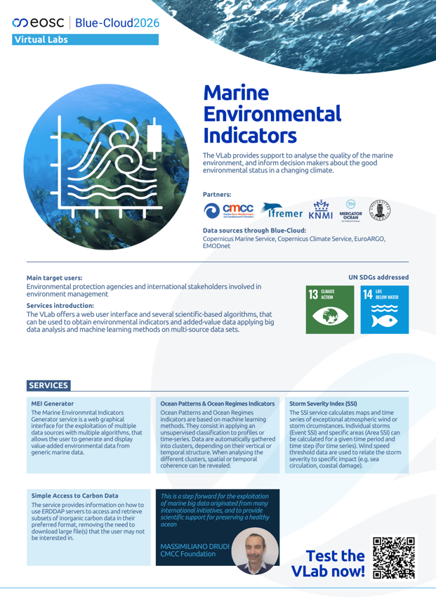 Marine Environmental Indicators | Blue-Cloud 2026